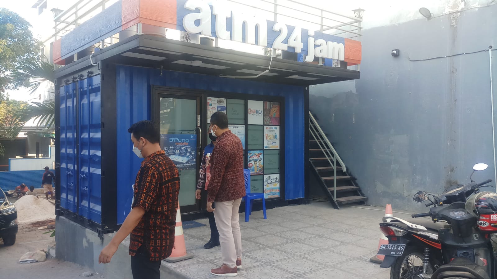 Pertama di NTT, Bank NTT Hadirkan Central ATM Pakai Kontainer Bekas ...