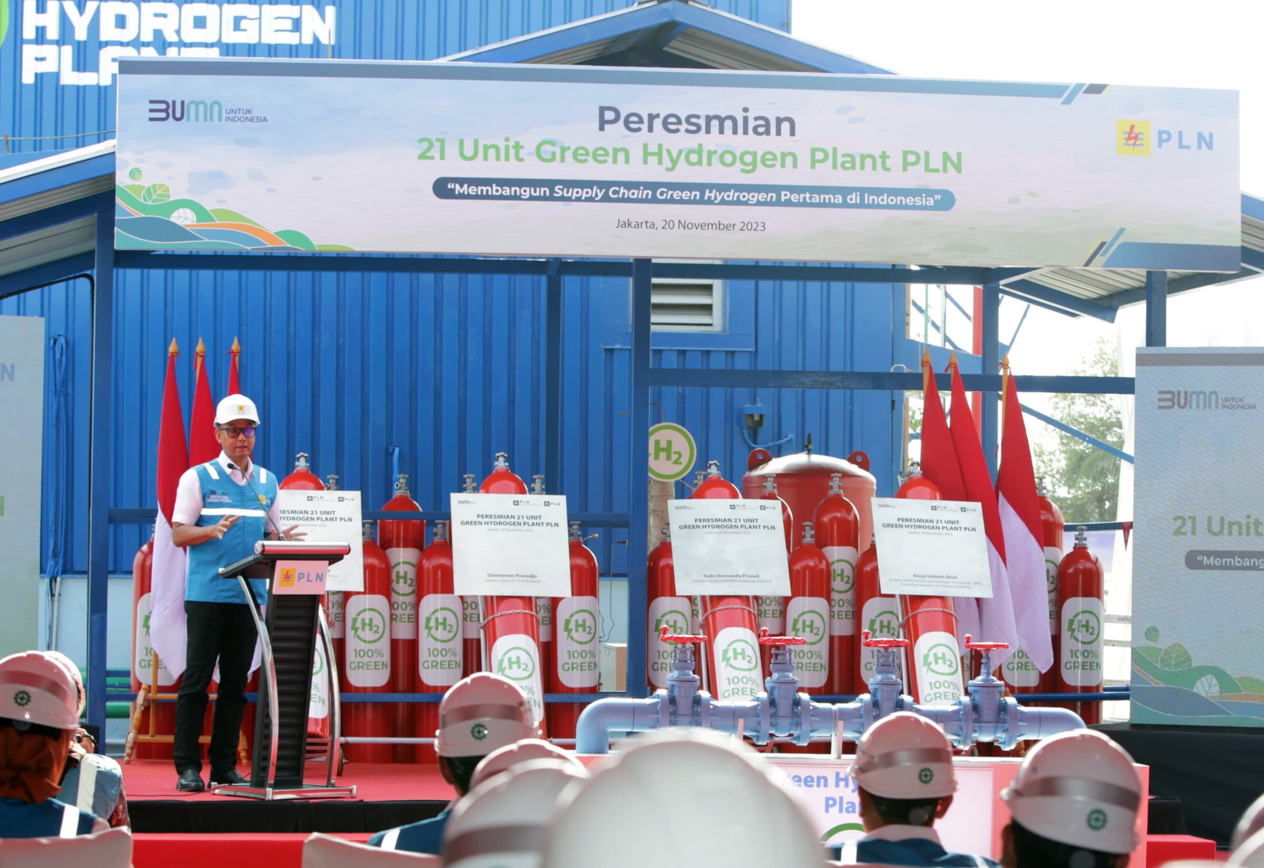 Catat Sejarah, PLN Resmikan 21 Unit Green Hydrogen Plant Terbanyak di ...